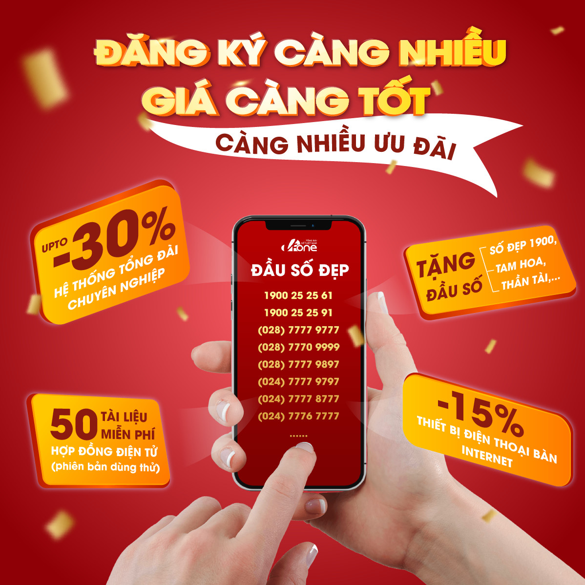 Tổng đài điện thoại ảo Voip Cloud VFone Nhân Hòa #1 Việt Nam